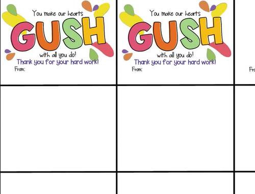 Cute Fruit Gushers Teacher/ Staff Appreciation Treat Tag | TPT