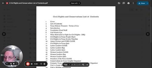Civil Rights and Conservatism in Texas Bundle | 7th Grade | Texas History