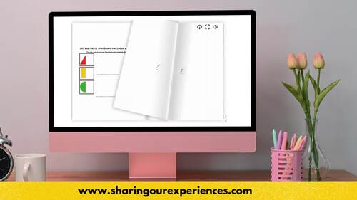 Color & Shape Matching Activities Toddler Preschoolers (for Preschool ...