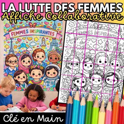 Womens History Month Collaborative Poster | Affiche collaborative Femmes