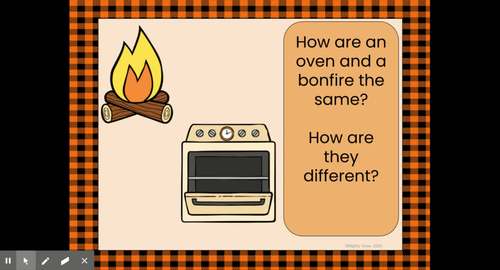 Fall Language Activity Compare and Contrast for Speech Therapy Google ...