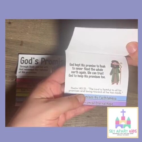 God’s Promises: Noah’s Ark Flip Book Activity | Hands-On Christian Activity