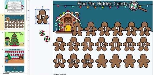 Digital Number Sense Game- Christmas Edition Distance Learning | TPT