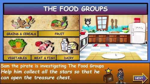 The Food Groups: Google Slides, Distance Learning + 3 Worksheets