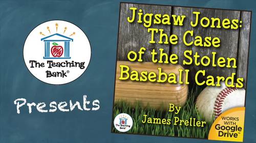 Jigsaw Jones: The Case of the Stolen Baseball Cards Novel Study Book Unit