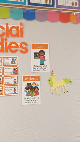 Character Traits Vocabulary Cards & Anchor Charts | 2nd Grade Social ...