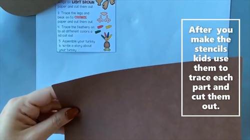 Turkey Craft : Read, Follow Directions, Create Art (Directed Art Project)