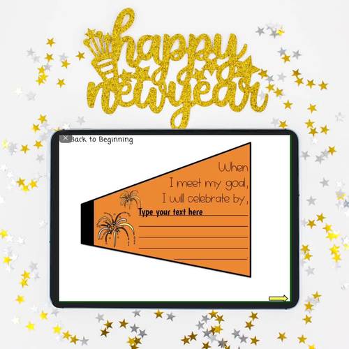 Digital New Year Flipbook Goal Setting for 2021 by Sweetnsauerfirsties