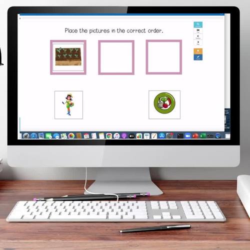 Boom Card Sequencing Activity: Where Does Food Come From? | TPT