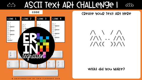 Halloween Coding and Typing Practice for Fall | ASCII Text Art for Any ...