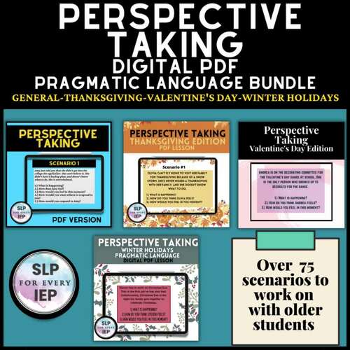 Seasonal Perspective Taking Resource for Older Students- Digital PDF Bundle