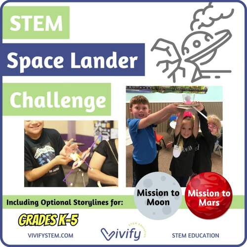 Elementary STEM Space Lander Challenge by Vivify STEM | TPT