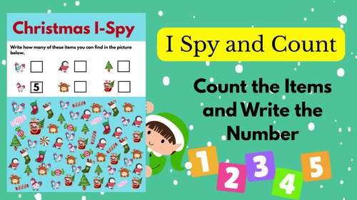 Christmas Counting 5–10 | Preschool & Kindergarten Math Worksheets