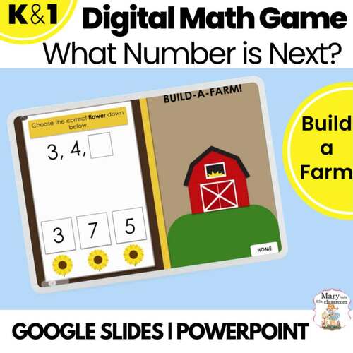 Google Slides Game / Number Order / for First Grade and Kindergarten ...