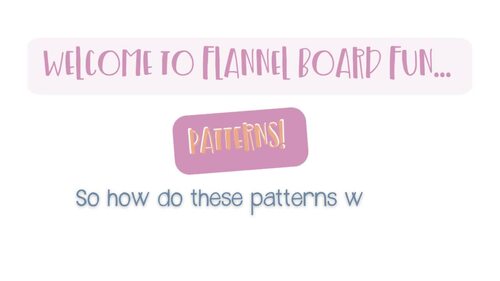 Felt Board Story Pattern: Rainbow Stew Circle Time Game and Song