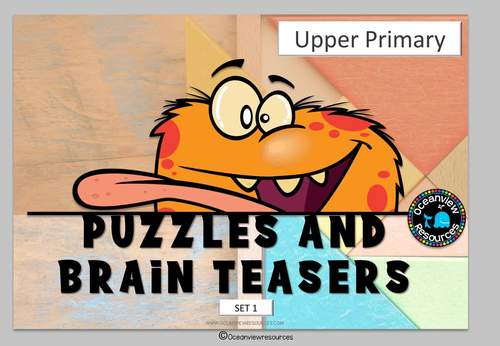 Puzzles and Bell ringers for Upper Primary- Set 1 by Oceanview Resources