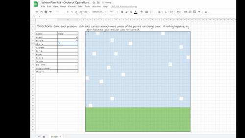 Order of Operations Pixel Art Activities by STEAM with Miss M | TPT