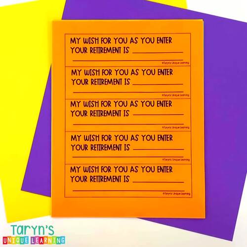 Staff Morale | Teacher Retirement | Staff Appreciation Week | TPT