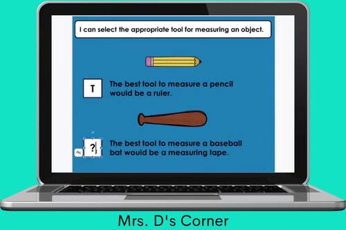 Second Grade Measurement and Data Standards-Aligned Digital Activity Bundle