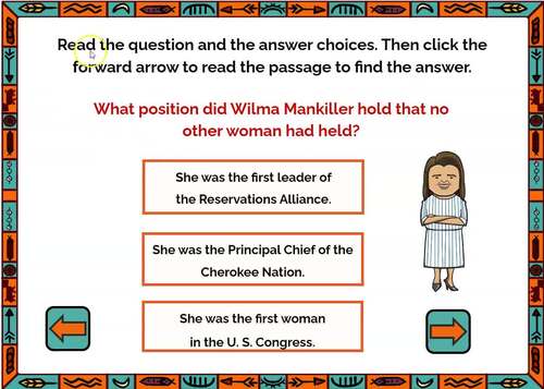 Modern Day Native Americans Scavenger Hunt BOOM Cards by CarolJ Creations