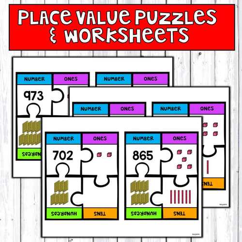 Place Value Puzzles & Worksheets | Place Value Center | Base Ten ...