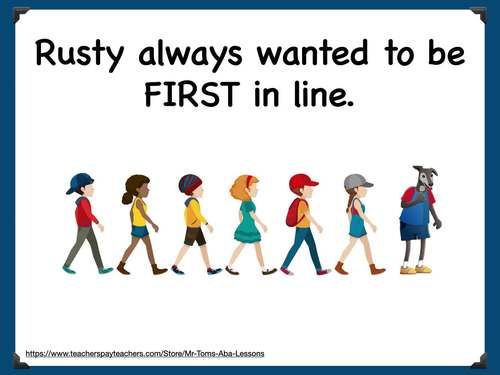 We Dont Have To Be First In Line - Social Skills Behavior Story - SEL