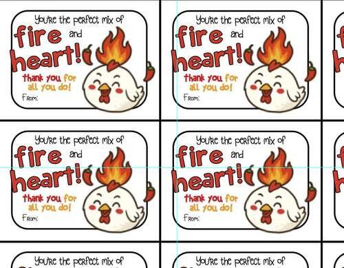 Buldak Ramen/ Sauce Thank You Gift Tag for Staff- You're the perfect ...