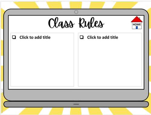 Class App Class Website Template Google Slides by QuickTech4Teachers