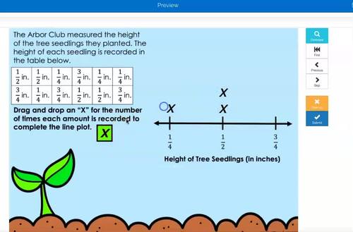 BOOM Cards™ Earth Day Line Plots with Fractions by Rebecca's Ready ...