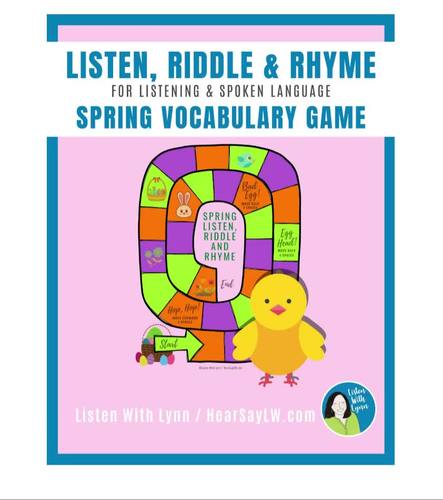 Auditory Processing and Vocabulary Listen Riddle Rhyme Spring DHH ...
