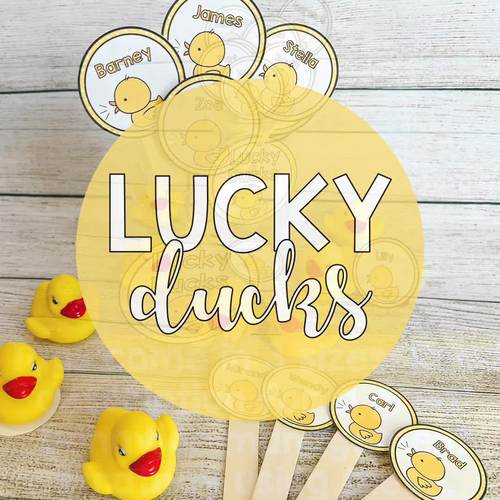 Lucky Duck Behavior Management Student Name Picker by A Teacher and her Cat