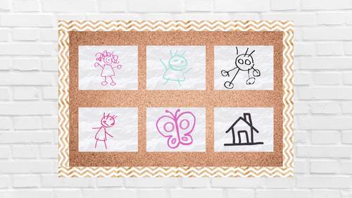 Boho Nature Bronze Chevron Printable Bulletin Board Border Classroom Decor