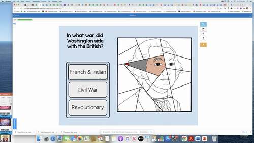 President George Washington Biography BOOM Cards™ by Little Library of ...