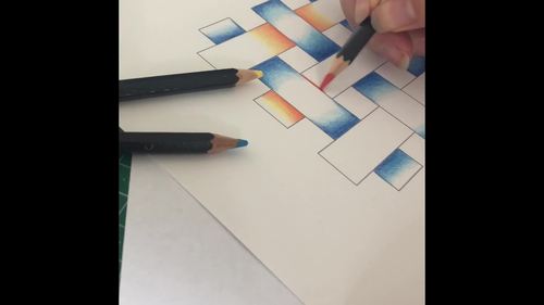 Teaching Values Art Lesson - Woven Shading Task by The Arty Teacher