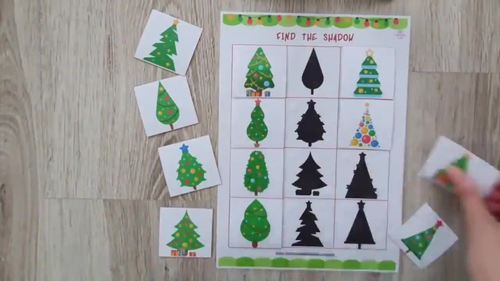 Christmas Learning Binder Preschool Busy Book Math Centers Learning ...