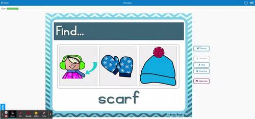 BOOM Cards: Winter Vocabulary by Mme Bock | TPT
