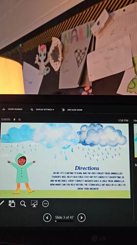 Rainy Day Spring Melody Interactive Elementary Music Activity | TPT