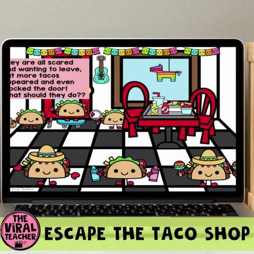 Cinco de Mayo Escape Room Activity | Escape the Taco Shop Google Slides™