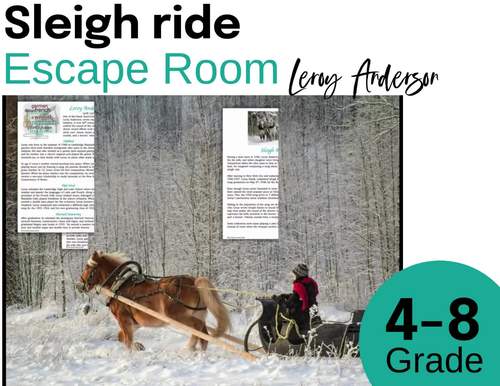 Music bundle Leroy Anderson's Sleigh Ride Winter Escape Room and Cup ...