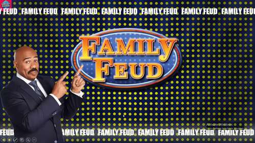 Family Feud PowerPoint Game Template | Automatic Scoring | Classroom ...