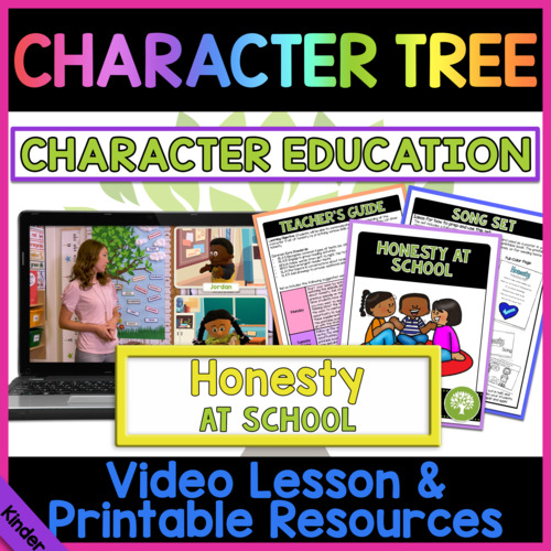 Honesty at School 2 of 4 | Character Education for Kindergarten | TPT