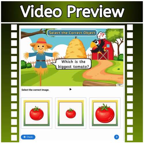 Biggest: Select the Correct Object Digital Resources by Schooler's Mate