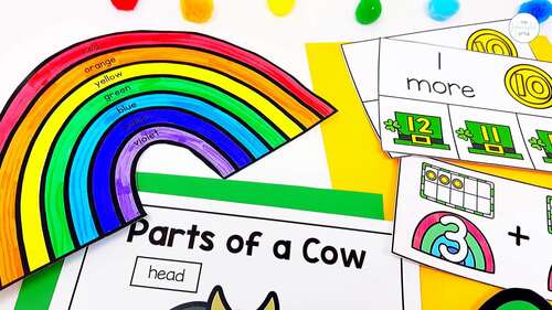 March Activities Unit - St. Patrick's Day, Rainbows & Farm Centers ...