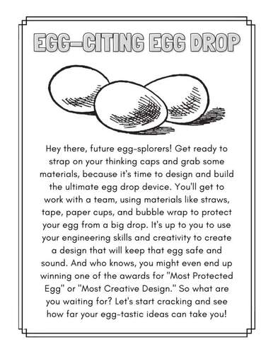 Eggciting Egg Drop: A STEM Activity Challenge for Middle School Students