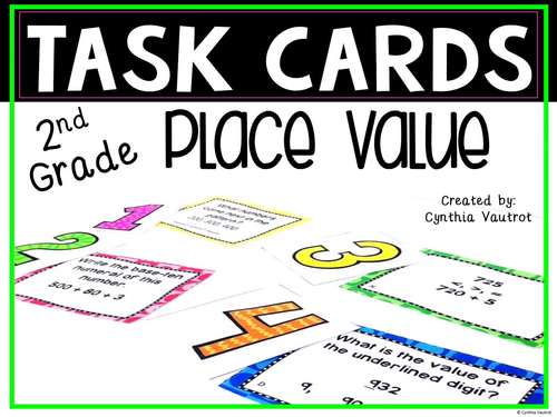 2nd Grade Place Value Task Cards, Activities, and Games | TpT