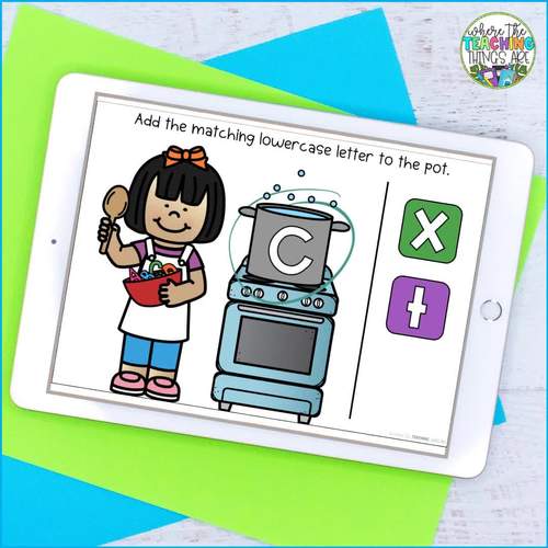 Alphabet Boom Cards™ | Letter Recognition by Where The Teaching Things Are