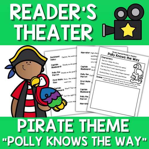 Pirate Reading Activity | Fun Skit or Play for Reading Fluency Practice ...