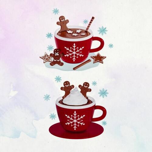 Christmas dessert 3D Clipart 14 PNG : Sweet treat and Dessert for holiday