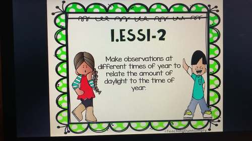 Common Core Standards Science 1st Grade