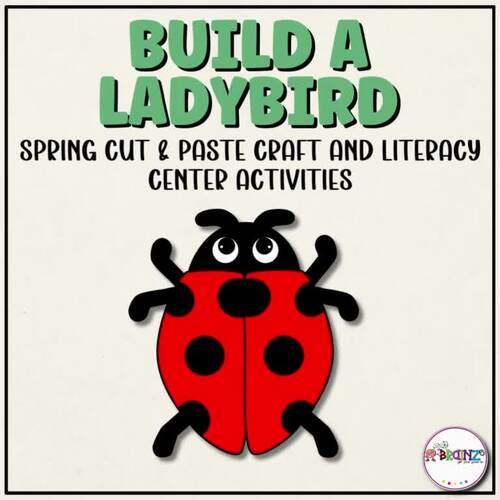 L is for Ladybug | Build a Ladybird Craft & Writing Activities | Spring ...
